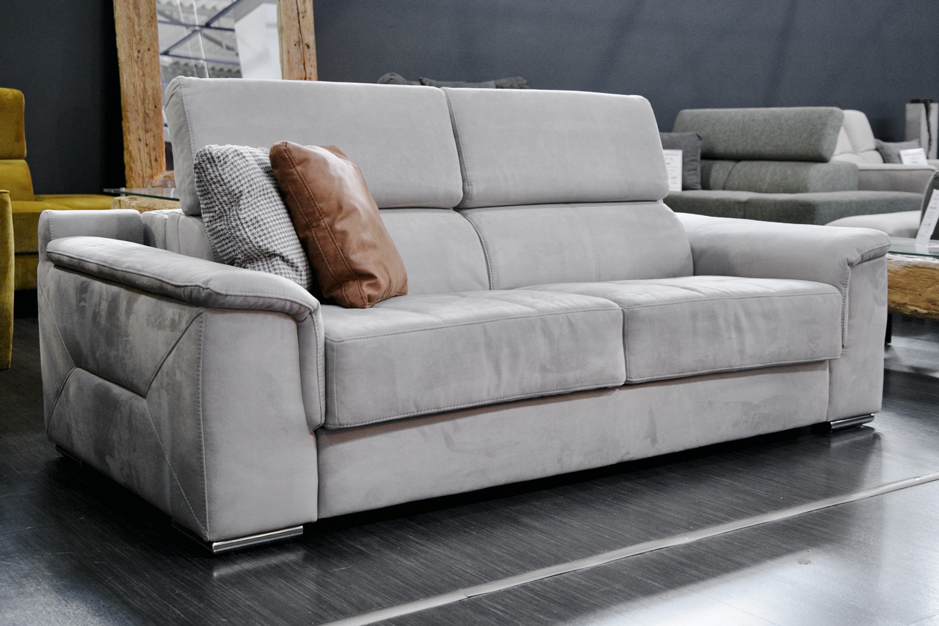 Sofa Shelby z funkcją spania codziennego System Włoski z materacem ...