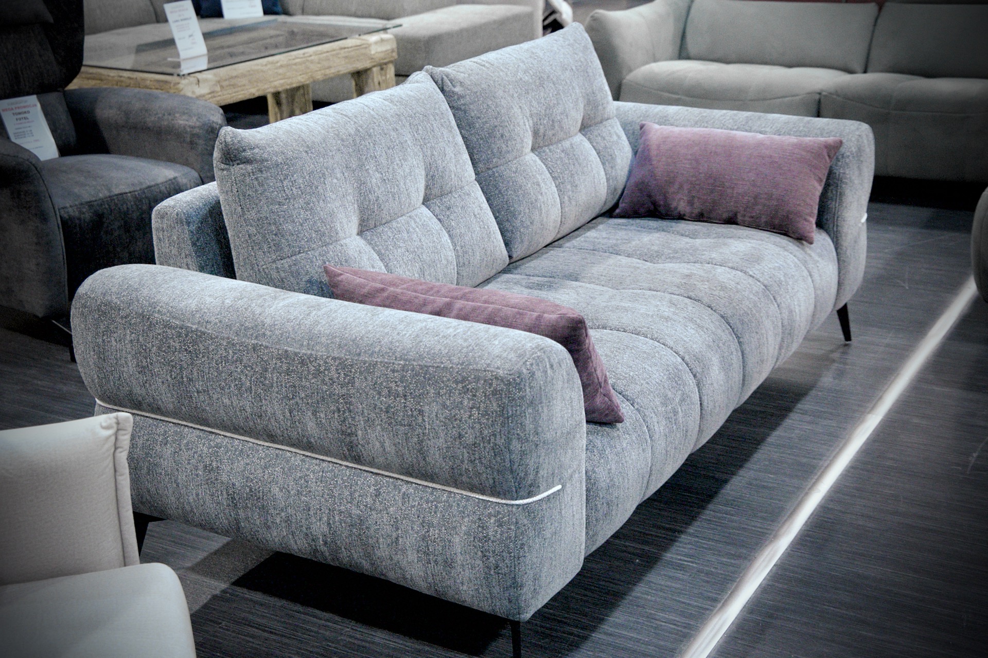 Polska wysokiej jakości elegancka sofa Geny 209 cm OUTLET - Studio Komfort salon meblowy ...